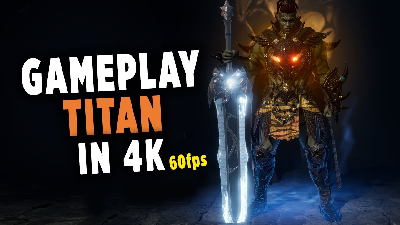 LINEAGE 2M - GAMEPLAY TITAN LVL 75 - KOREAN PLAYER [4K60FPS] - YouTube