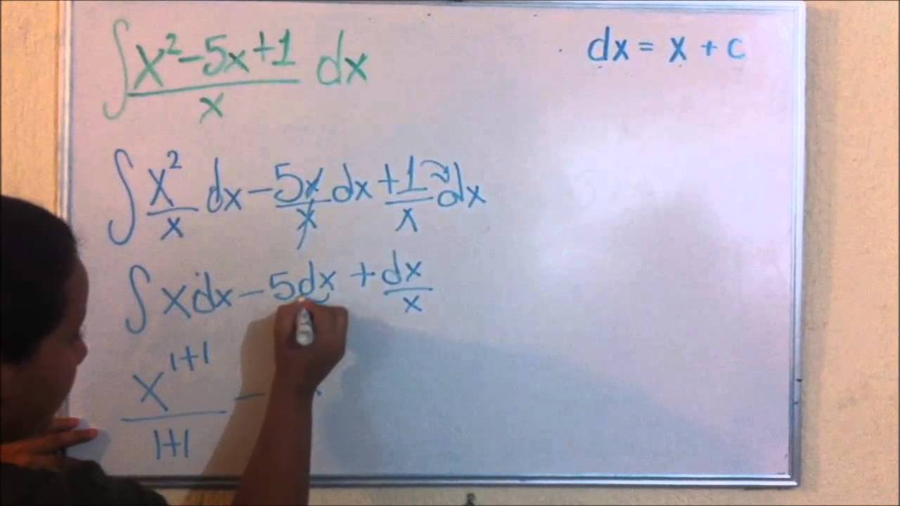 formula dx= x + C - YouTube