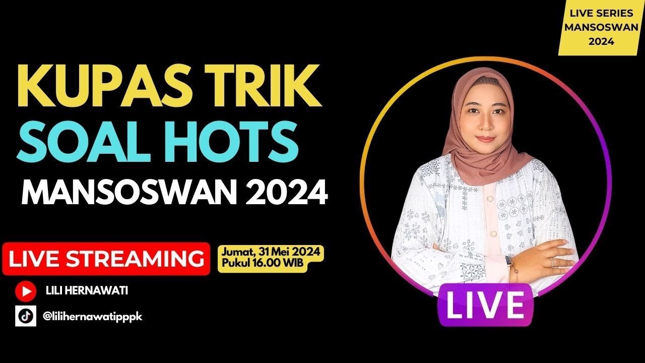 BAHAS TRIKS JAWAB SOAL HOTS- MANAJERIAL SOSIAL KULTURAL DAN WAWANCARA ...