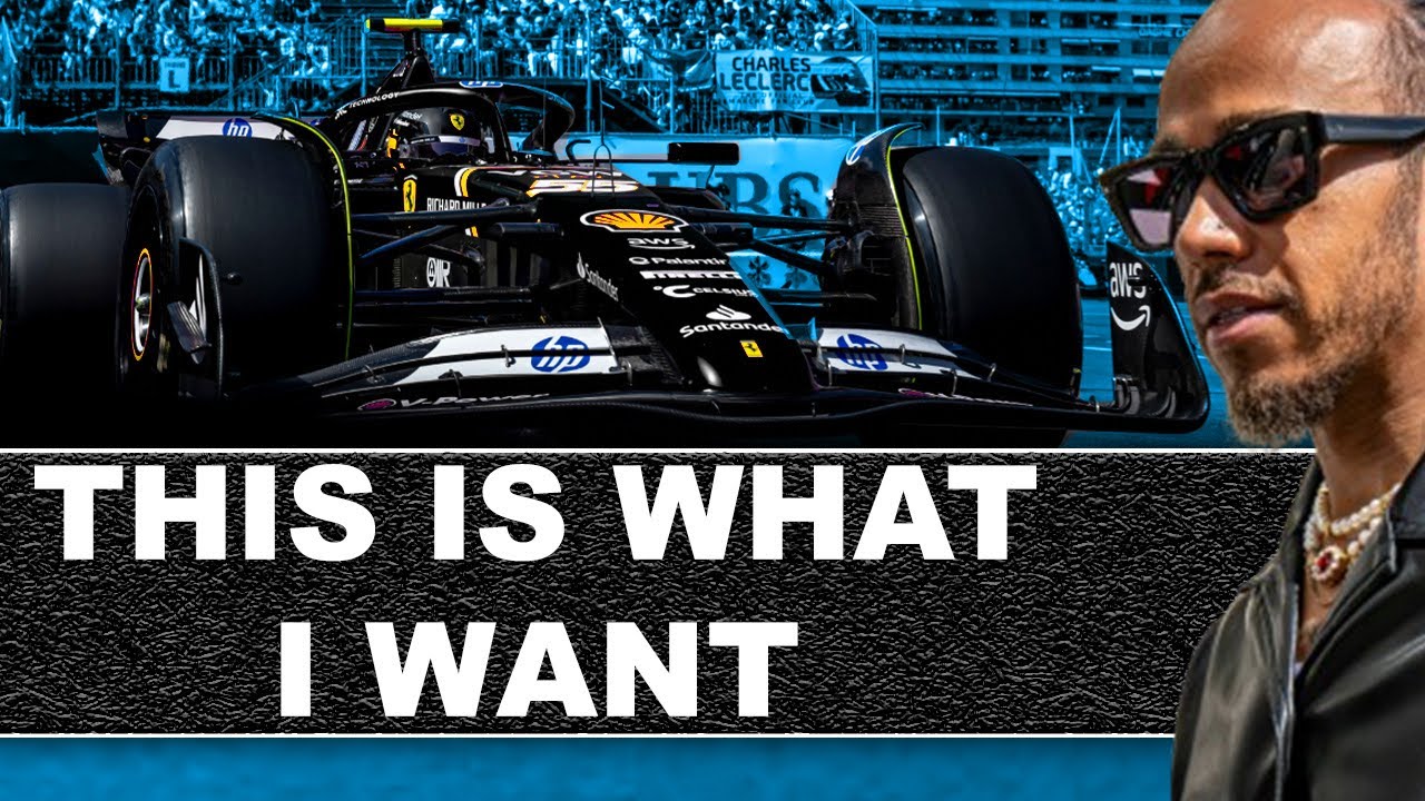 Hamilton Makes Ferrari Livery Change Claim Ahead Of Move! - YouTube