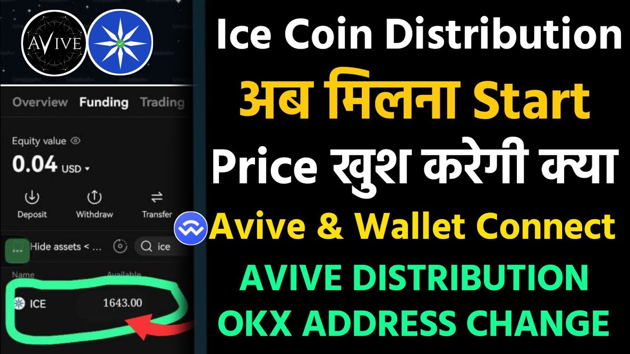 Ice coin Distribution Start - Ice coin Price High Or Low || Avive ...