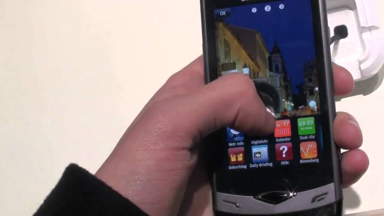 Handson with Samsung Wave and bada OS - YouTube