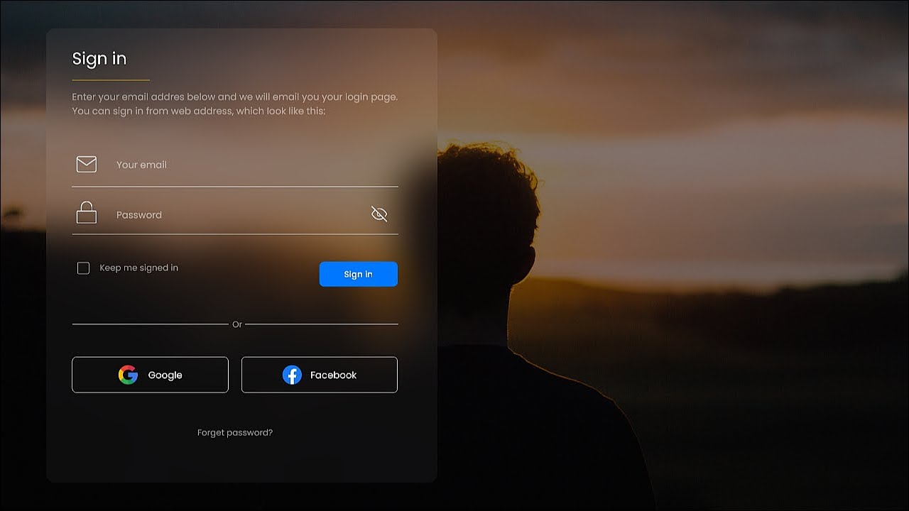 Cara Membuat Design Login Transparan Di Adobe XD - YouTube
