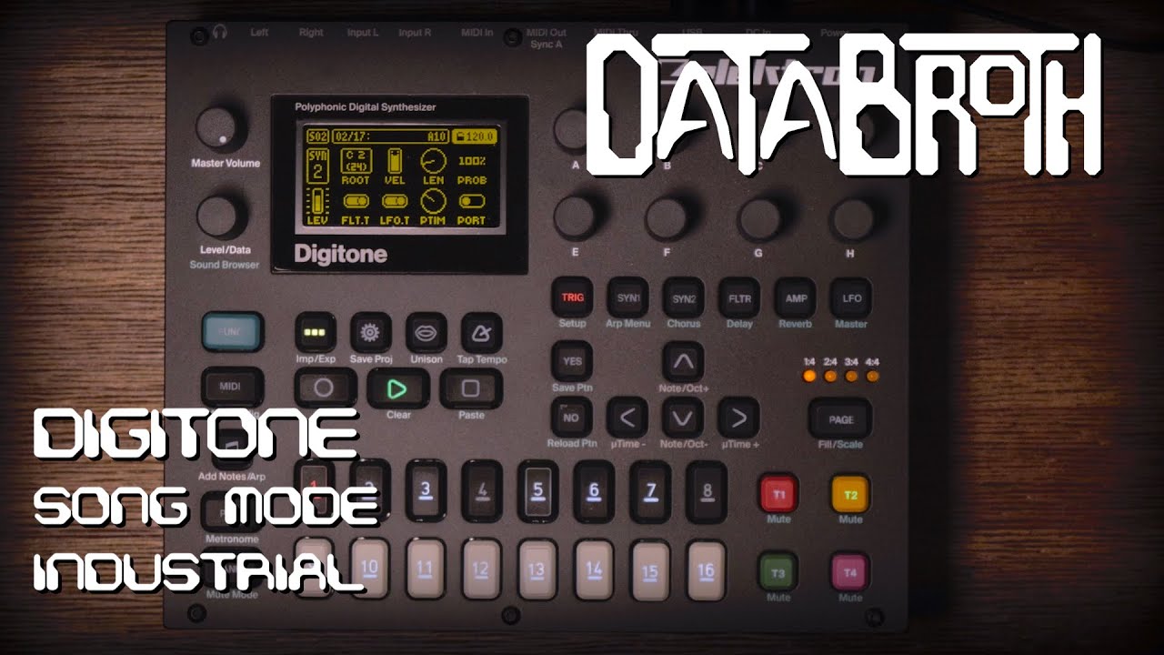 Digitone song mode test jam (thank you all for 7K!) - YouTube