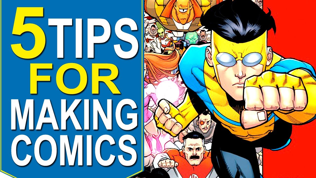 5 TIPS FOR MAKING COMICS! DON'T START BEFORE YOU' VE SEEN THIS! - YouTube