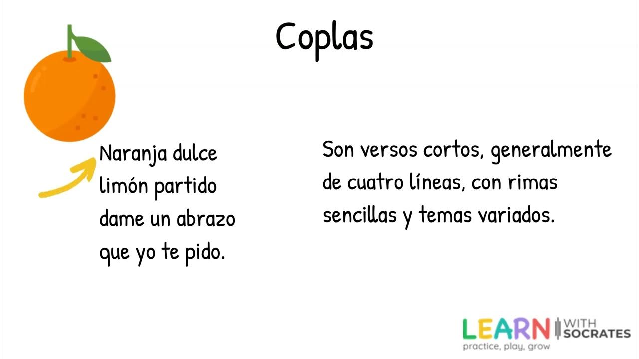 🎶 ¡Aprendamos sobre las Coplas! 📜 Rimas Divertidas para Niños - YouTube