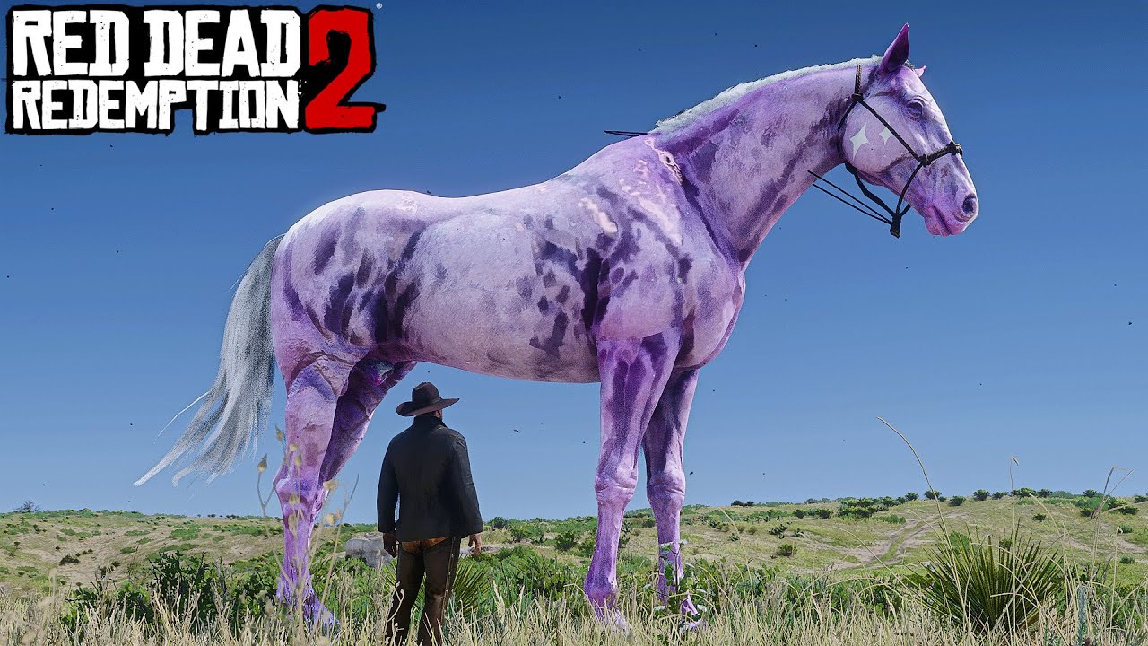 I think I found unicorn horse in Red Dead Redemption 2 - YouTube