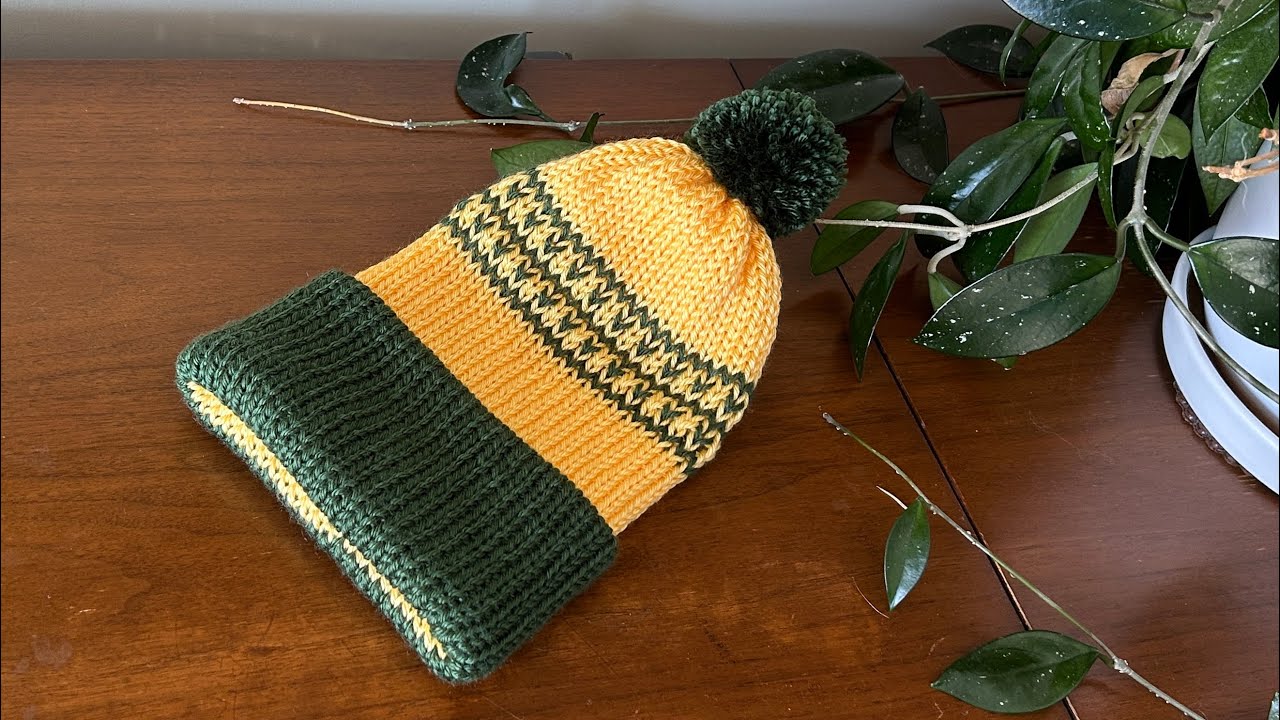 Fair Isle Beanie ~ 🥰 Addi / Sentro - YouTube