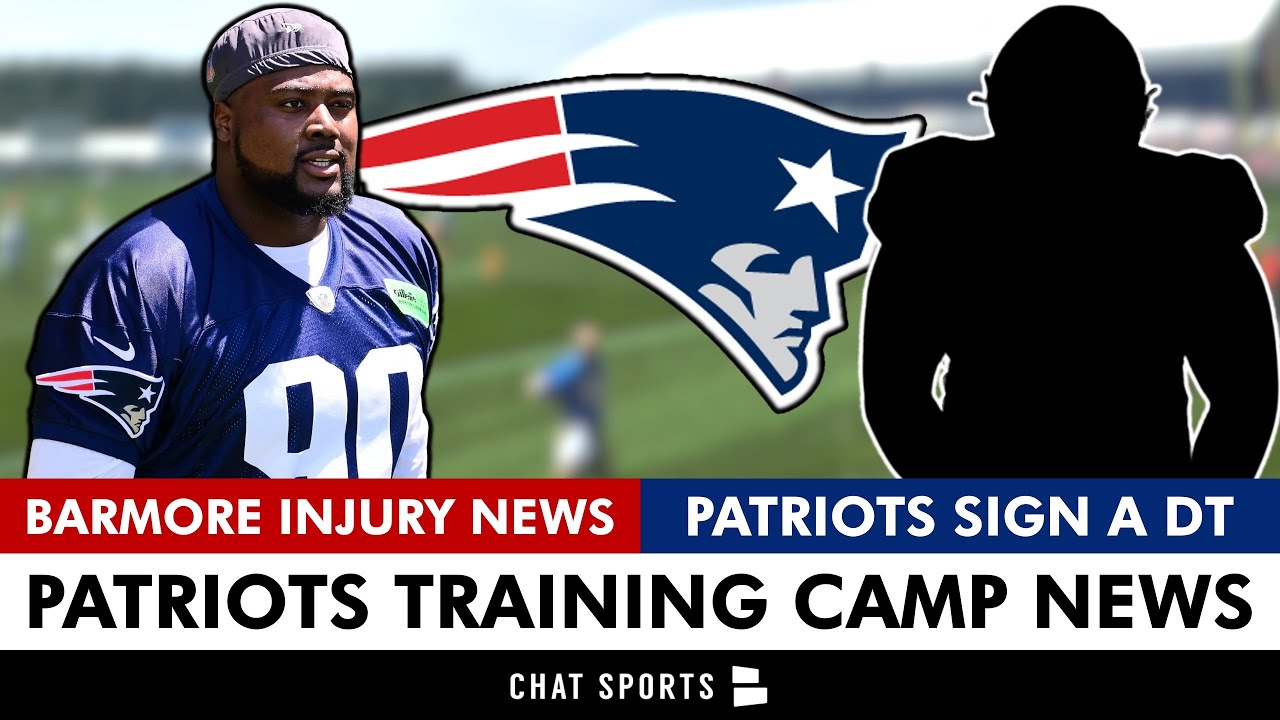 Christian Barmore OUT Indefinitely With Scary Diagnosis + Patriots SIGN ...