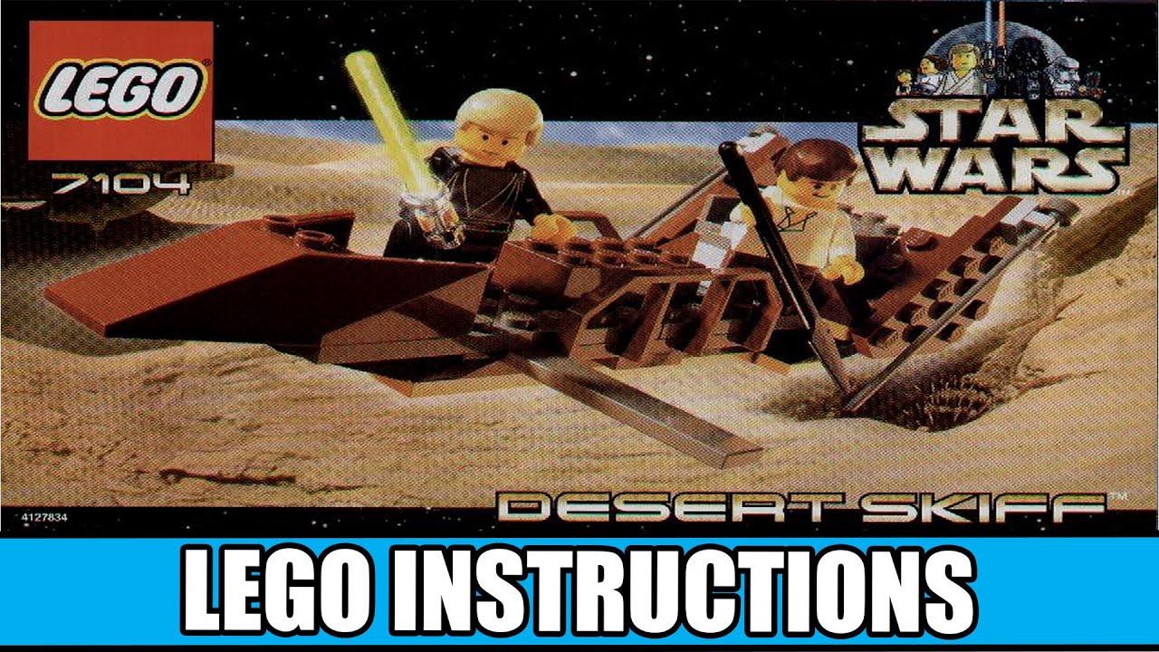 LEGO 7104 Instructions - Episode VI - Desert Skiff - Star Wars - YouTube