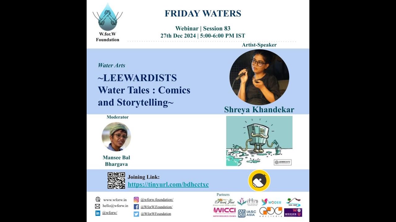 Friday Waters.Water Arts.27.12.24.LEEWARDISTS- Water Tales Comics and Storeytelling - YouTube
