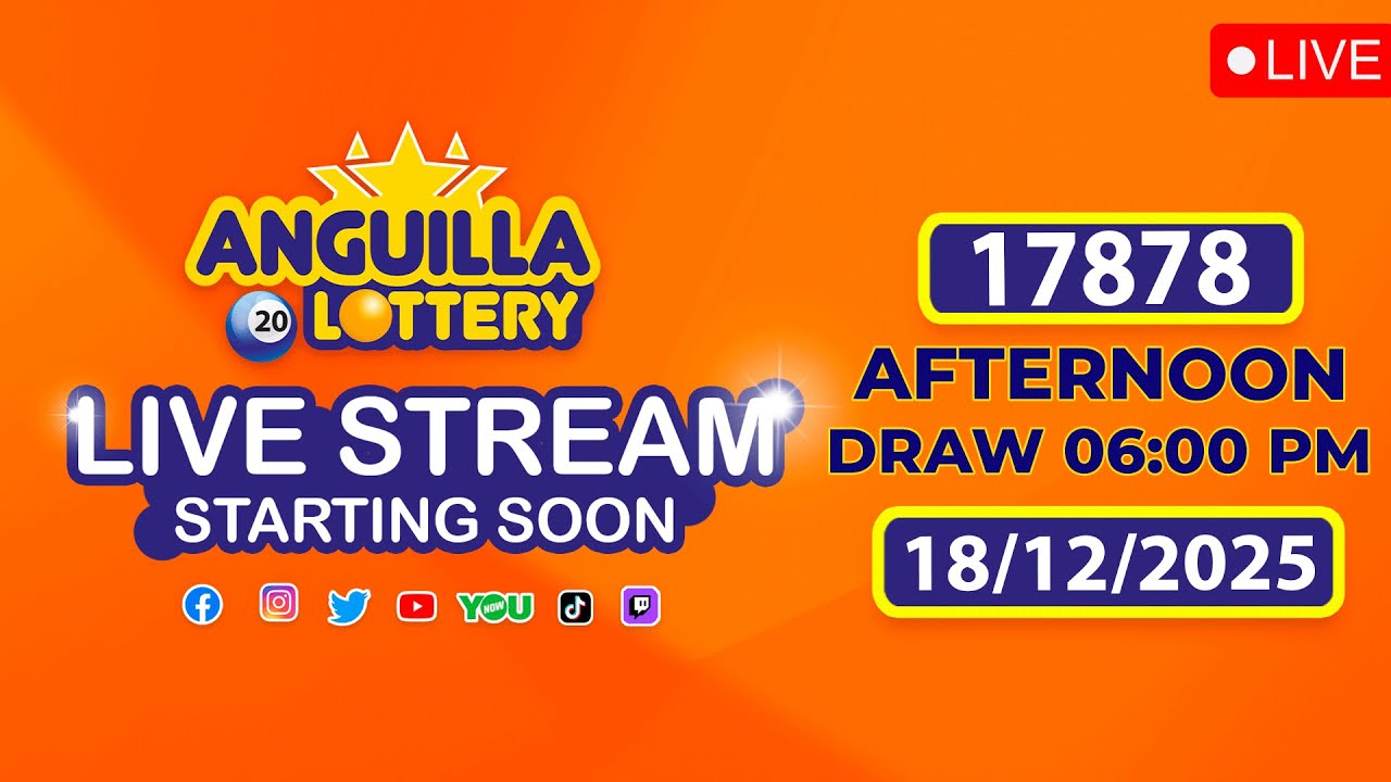 Emisión en directo de Madroka Anguilla Lottery, LTD 17878 - YouTube