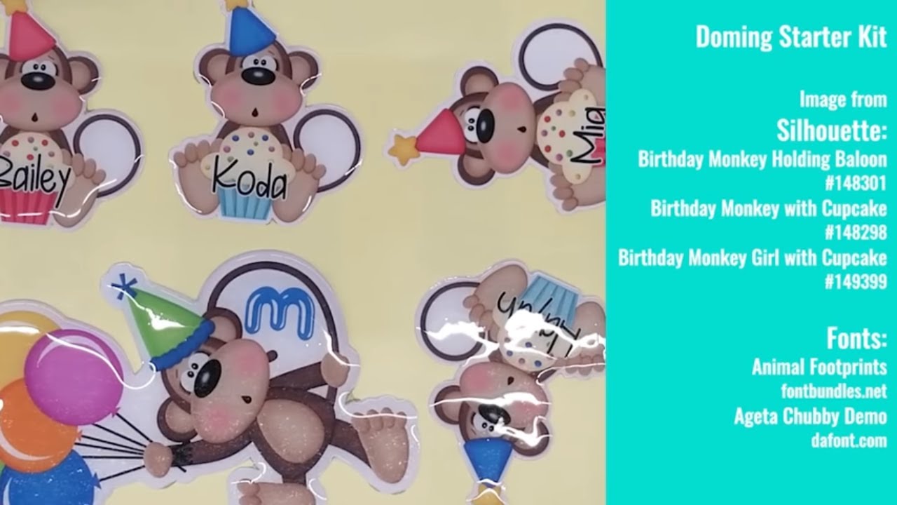 Silhouette Doming Kit Quick and Easy Projects - YouTube