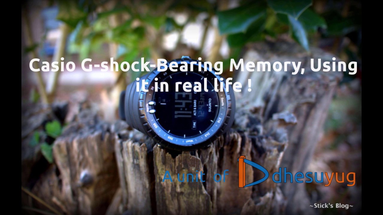 Casio GShock - Bearing memory - YouTube