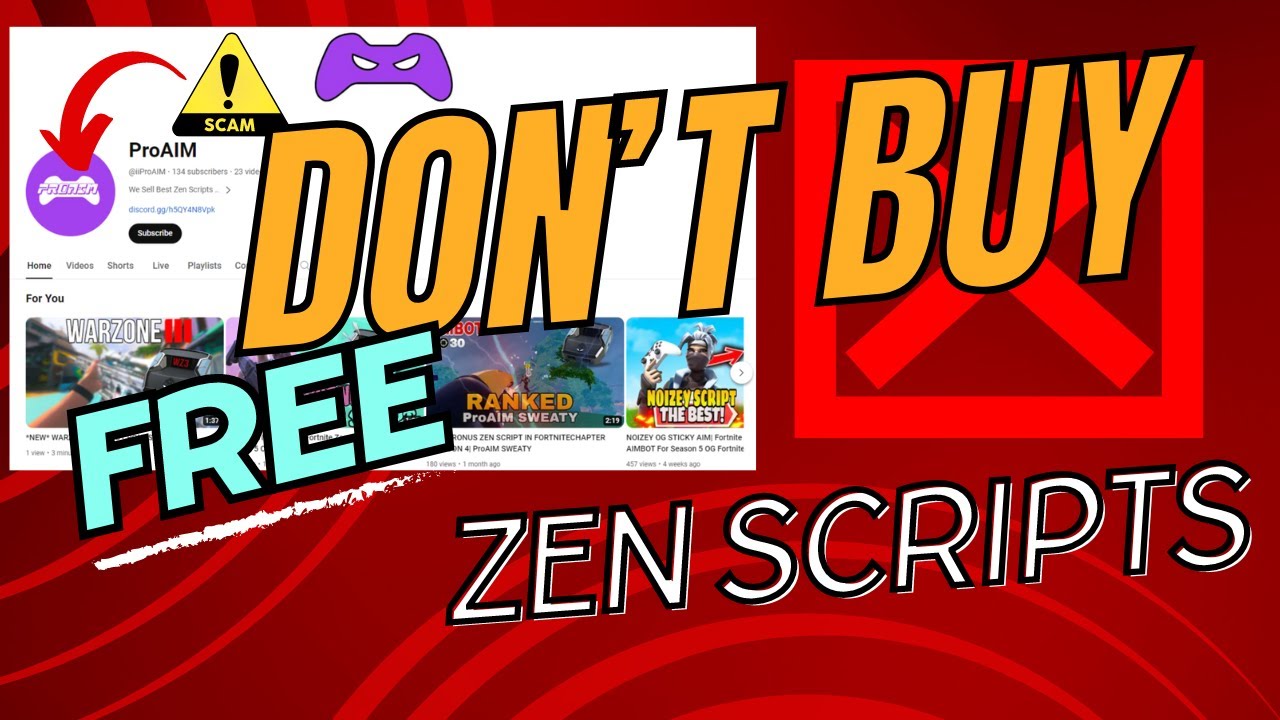 MUST WATCH before BUYING ProAIM's MW3 Cronus Zen Scripts **FREE ...