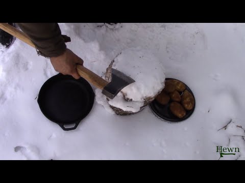 Real Men Use an Axe to Cut Potatoes - YouTube