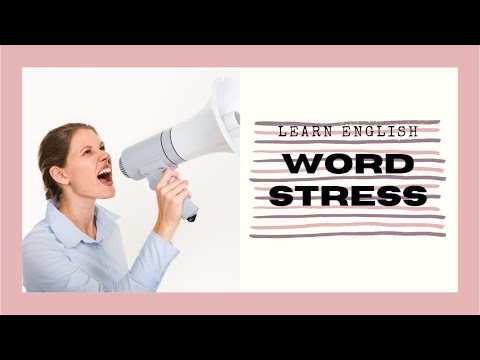 Learn English Pronunciation - Word Stress - YouTube