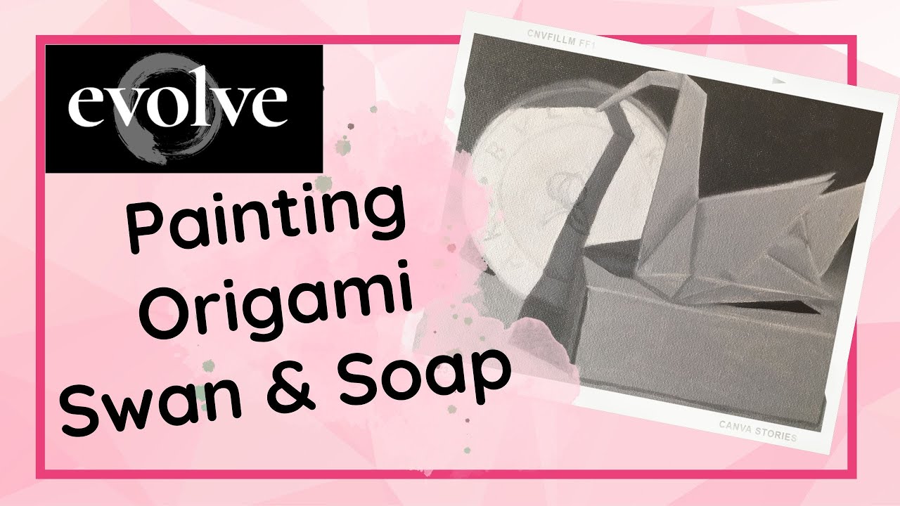 How to paint an origami swan [Evolve Artist Block 2 Assignment 18 ...