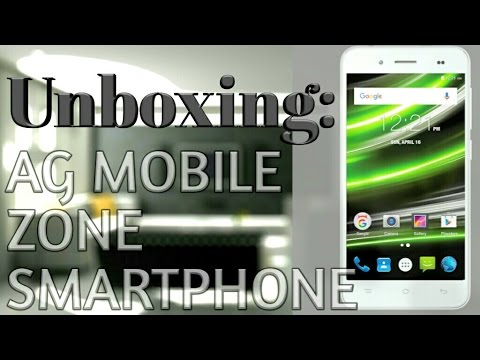 Unboxing AG MOBILE ZONE SMARTPHONE - YouTube