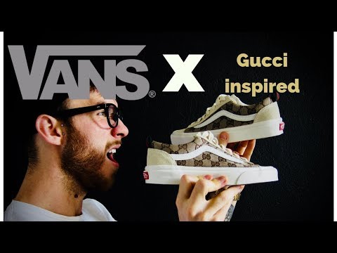 Vans X Gucci Custom: Kết Hợp Độc Đáo Cho Phong Cách Cá Tính