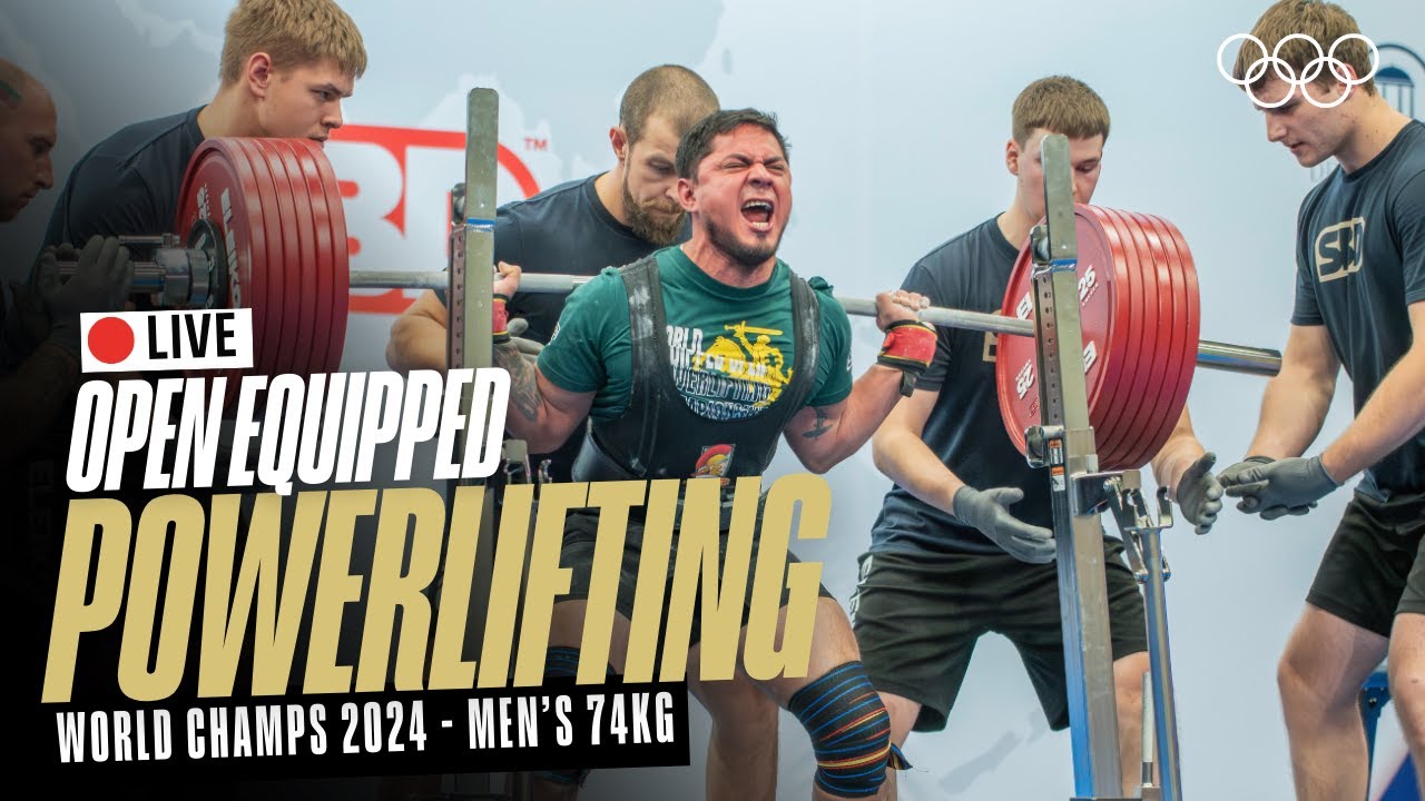 🔴 LIVE Powerlifting | Men's 74kg | World Open Equipped Championships ...