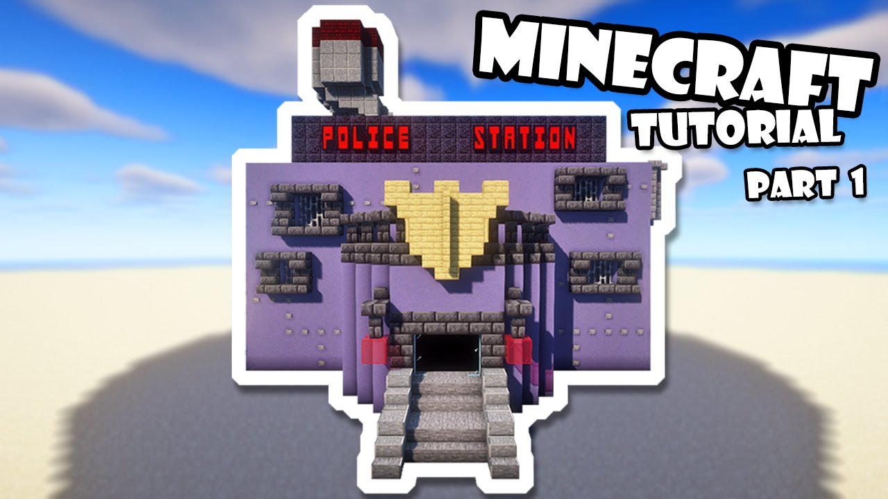 Spongebob Police Station!! | Minecraft Tutorial Part 1 - YouTube