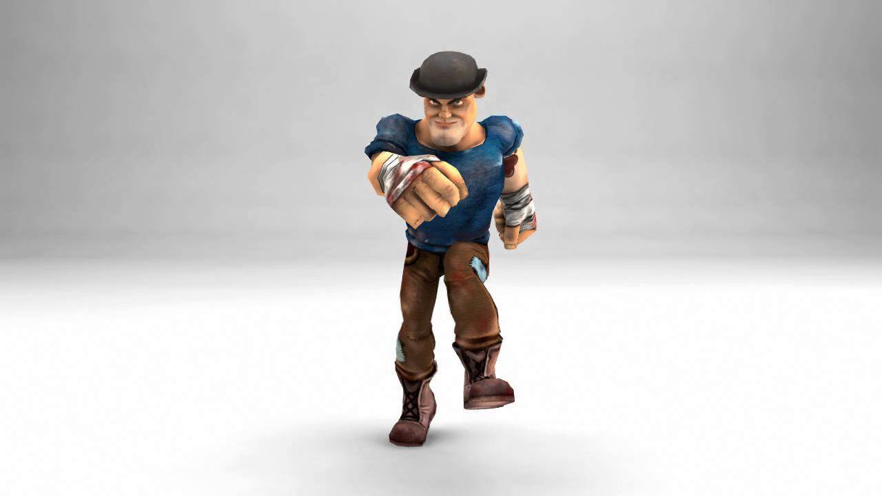 Angry Man Walk Cycle - YouTube