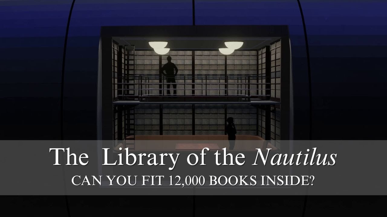 The Library of the Nautilus: can you fit 12,000 books inside? - YouTube