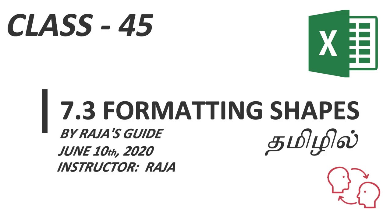 FORMATTING SHAPES #raja's guide - YouTube