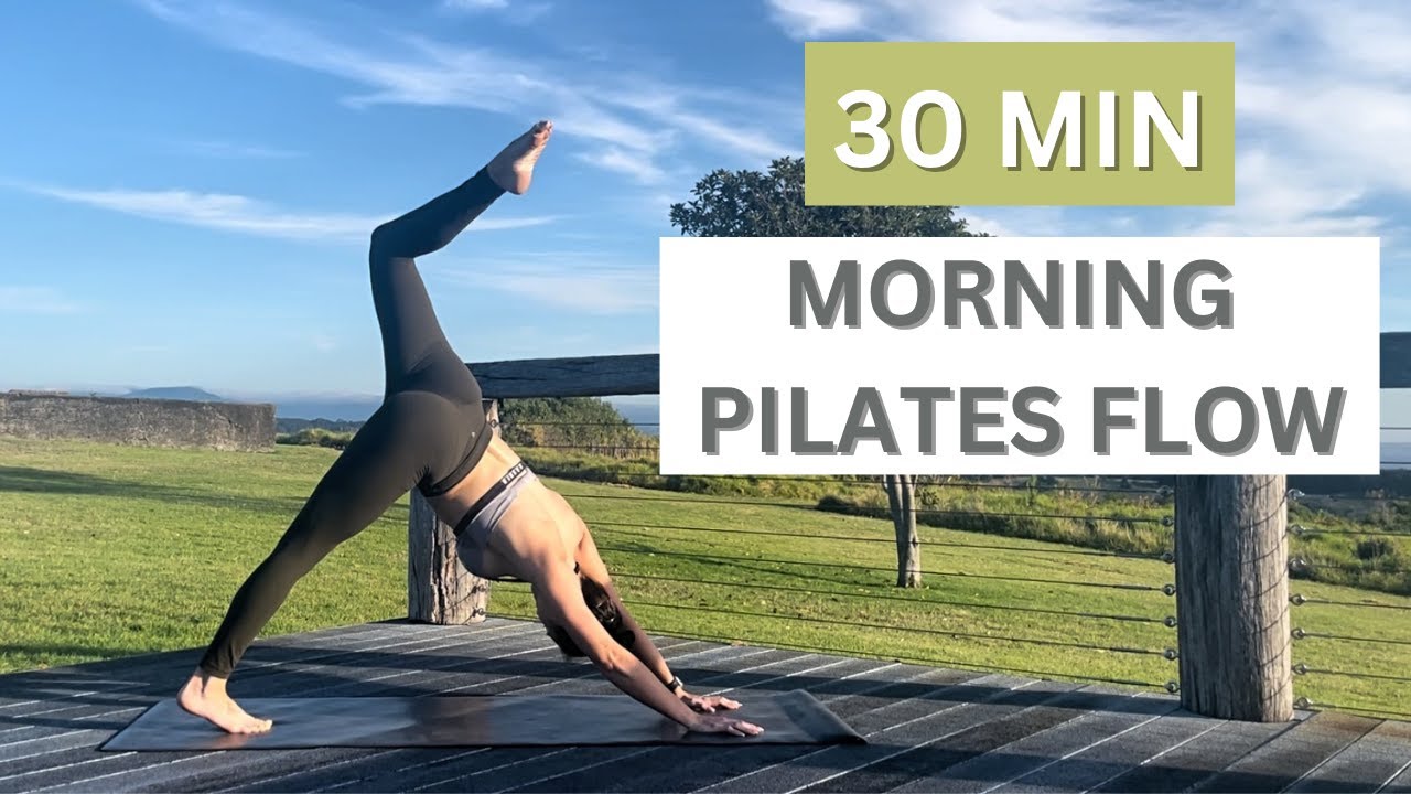 30 MIN MORNING PILATES FLOW | Full Body Workout - YouTube