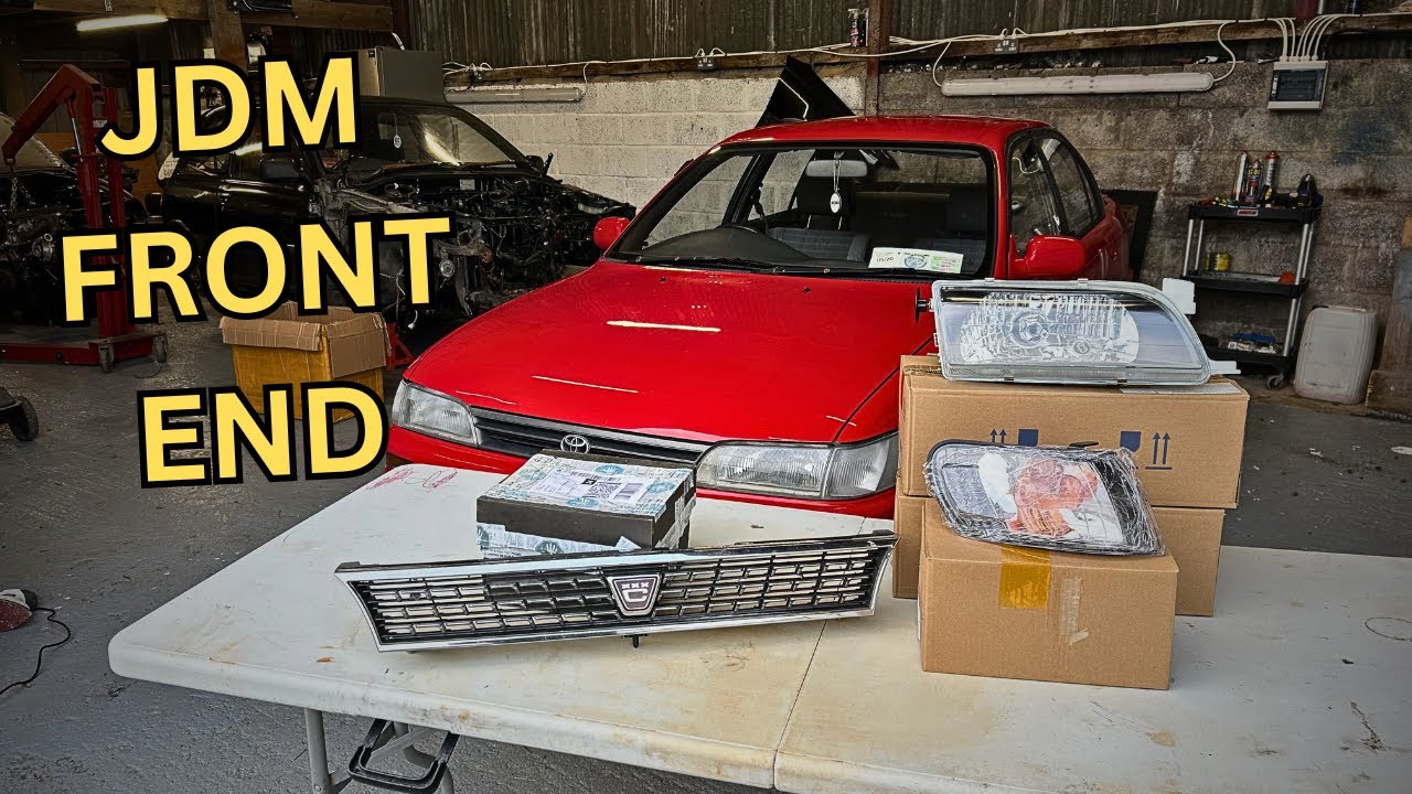 JDM Front End Swap TRANSFORMS My E10 Corolla - YouTube
