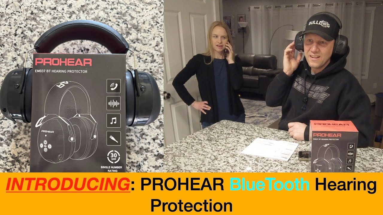 PROHEAR EM037 BT Hearing Protection with Bluetooth – Contractor's First ...