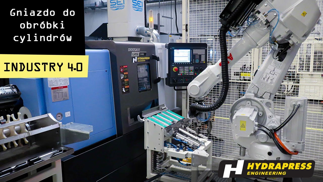 Automatyczne gniazdo obróbki rur z wykorzystaniem robota przemysłowego ...
