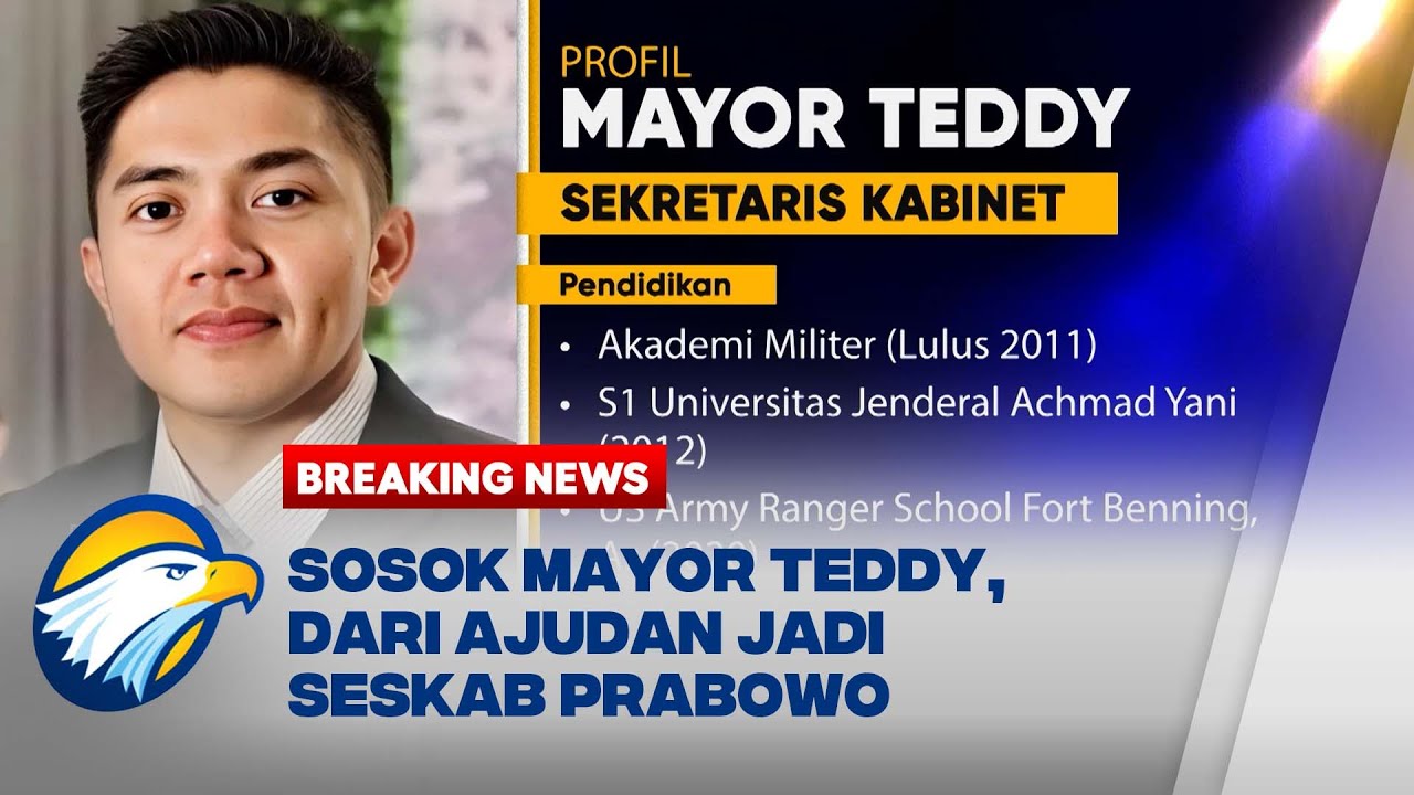 BREAKING NEWS - Sosok Mayor Teddy, Dari Ajudan jadi Seskab Prabowo - YouTube