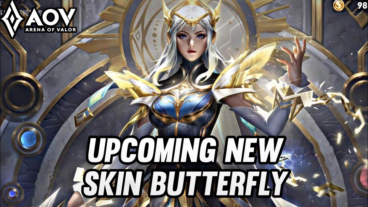 UPCOMING NEW SKIN BUTTERFLY | AOV X HOK - ARENA OF VALOR - YouTube