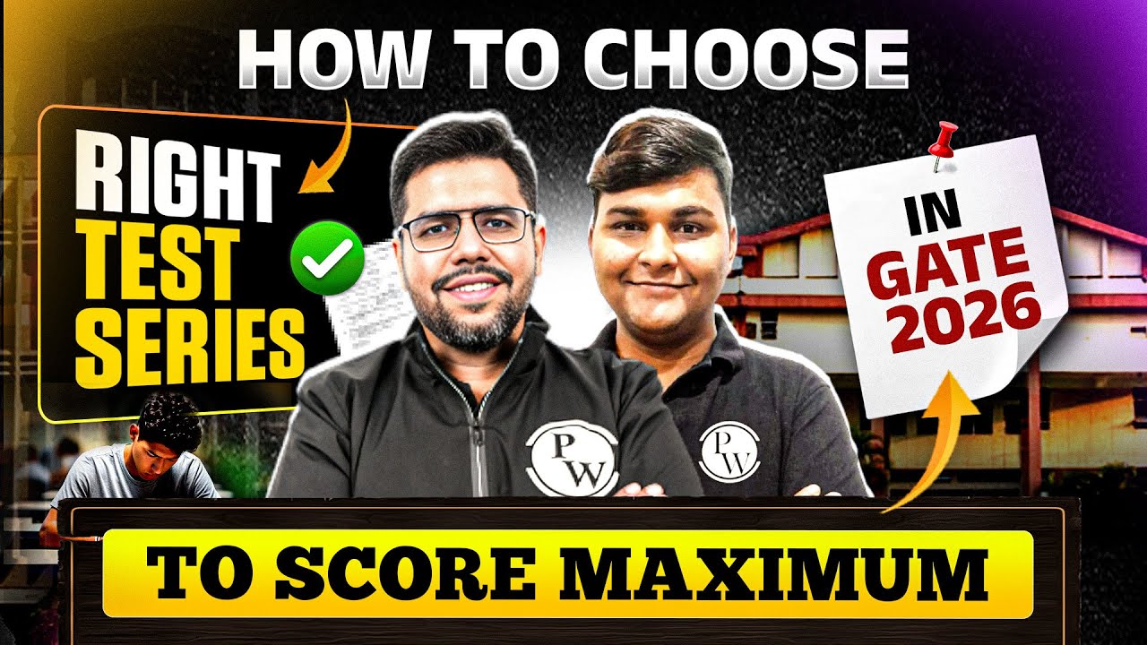 How To Choose Right Test Series To Score Maximum Marks In GATE 2026 ...