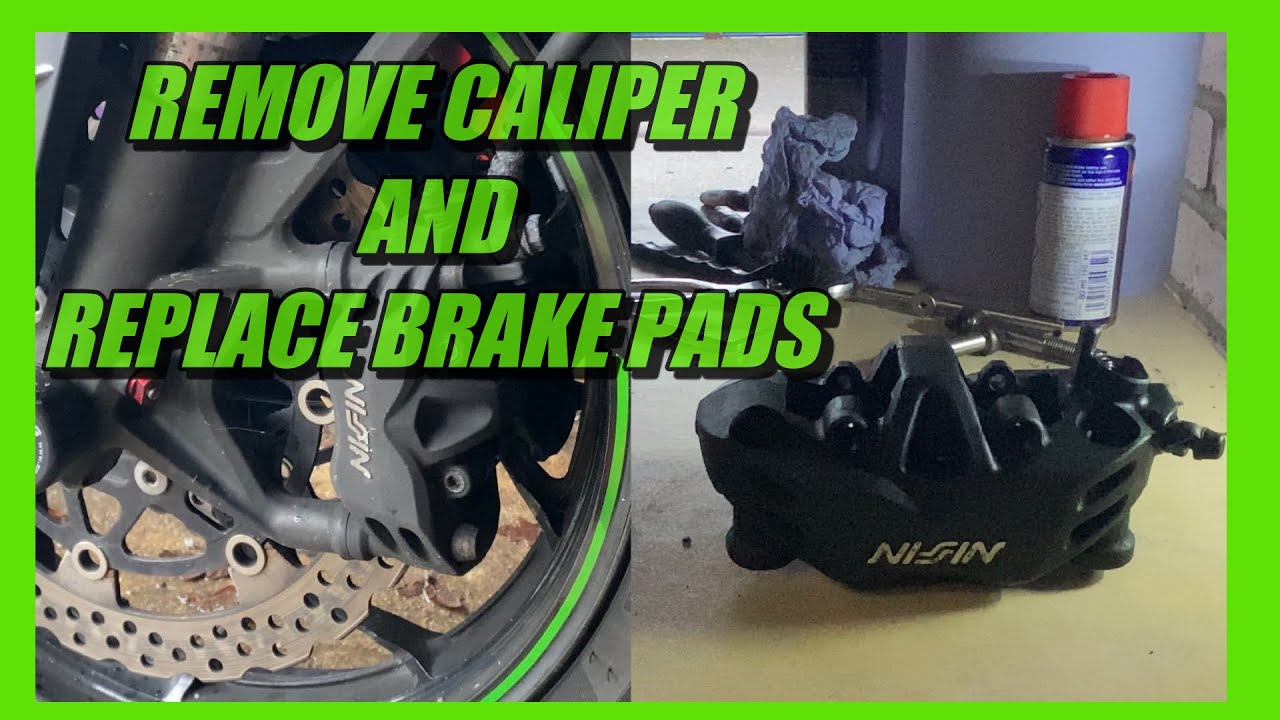 ZZR1400 FITTING NEW BRAKES. REMOVAL OF CALIPERS CLEAN AND REFIT - YouTube
