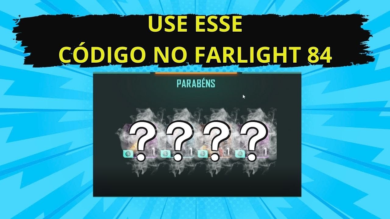 FARLIGHT 84 CODES- COMO RESGATAR, CODIGO GRATUITO - YouTube