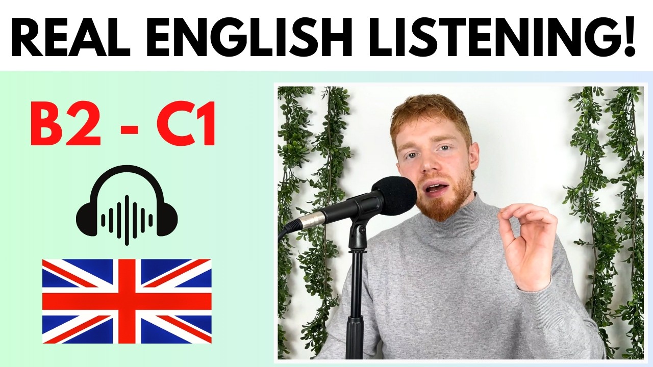 English Listening Practice - REAL Native Conversation! (B2 - C1) - YouTube