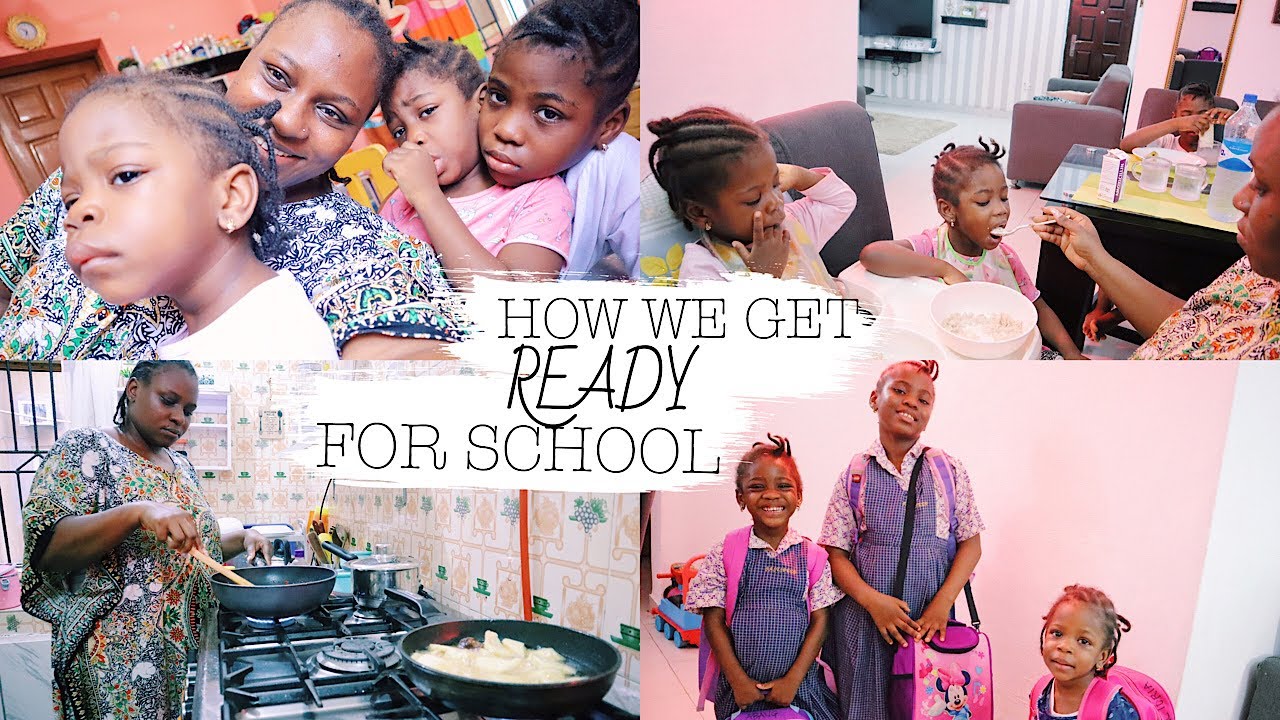 EARLY MORNING SCHOOL ROUTINE!! | GET READY WITH US - YouTube