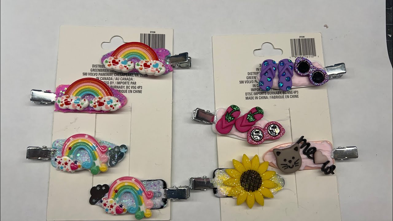 Look what I did with these dollar tree hair clips. - YouTube