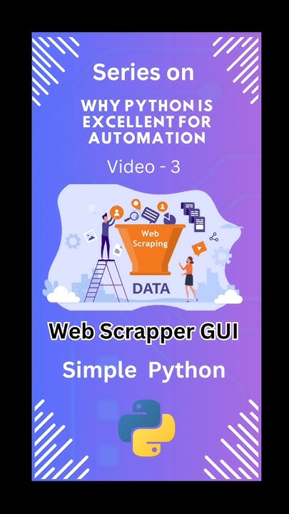 Build a Web Scrapper with Python & GUI in 60 Seconds #python #programming #webscraping - YouTube