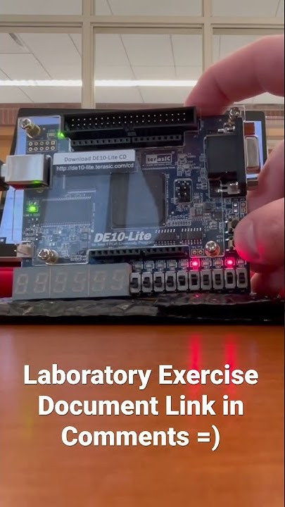 DE10 Lite - FPGA Verilog Laboratory Exercise 5, Part 1 - YouTube