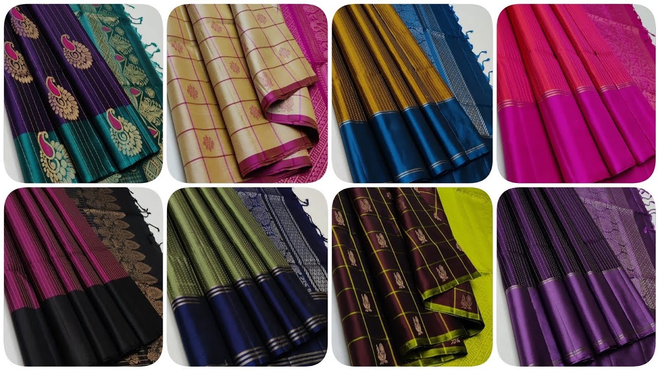 Pure Kanchipuram Silk Sarees With Silk Mark Tag - Whatsapp 7904566214 # ...