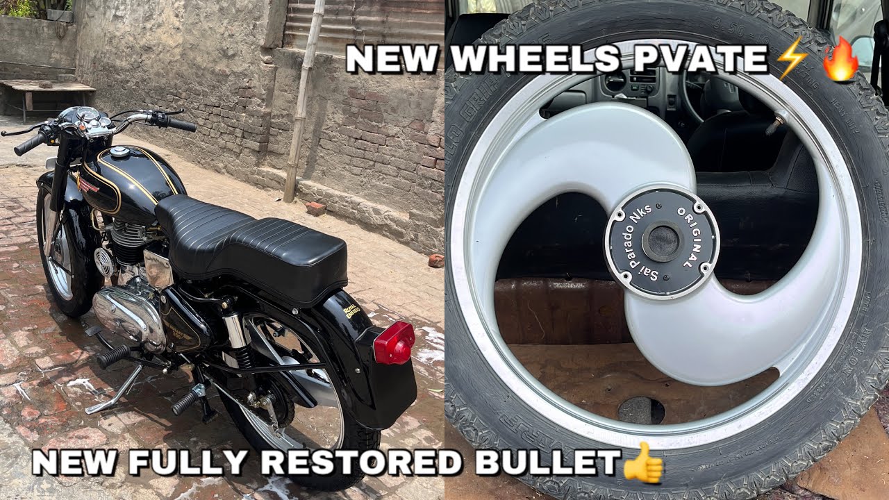 New BIG!!!! S alloy wheel for bullet 🛞🔥// #bulletmodifications - YouTube