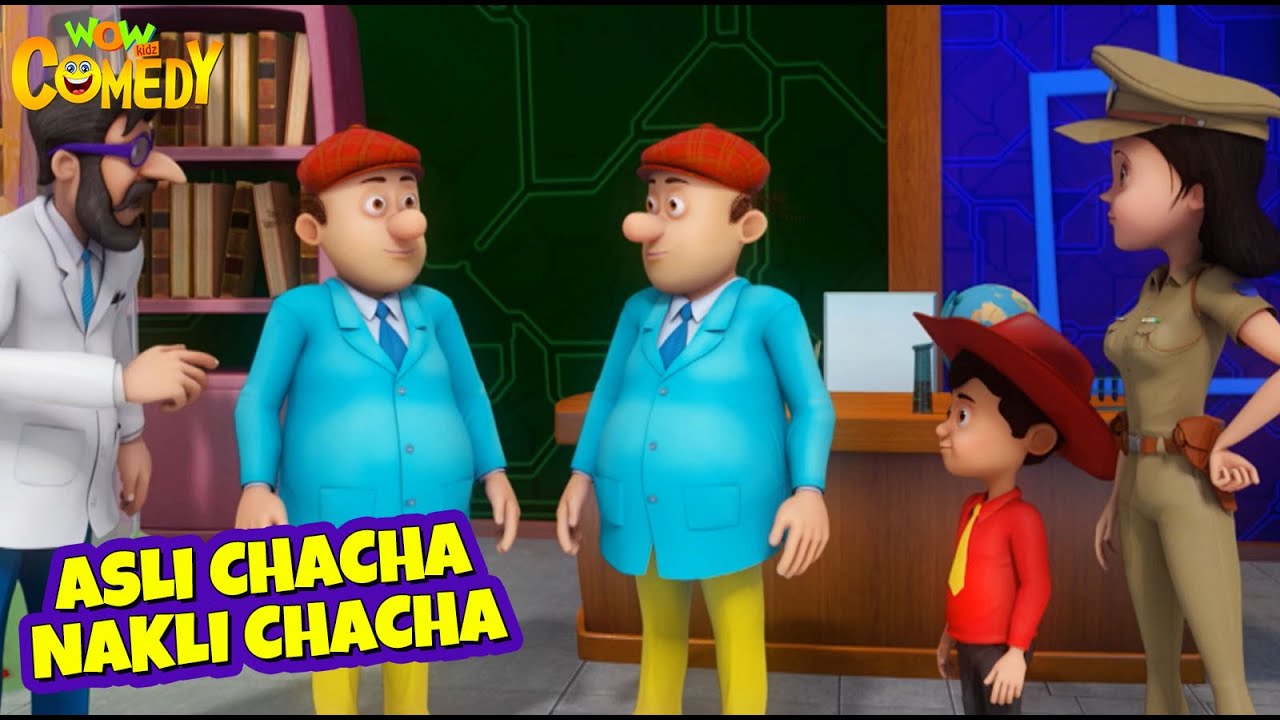 Asli Chacha Nakli Chacha | Cartoons for Kids | Best Of Chacha Bhatija ...