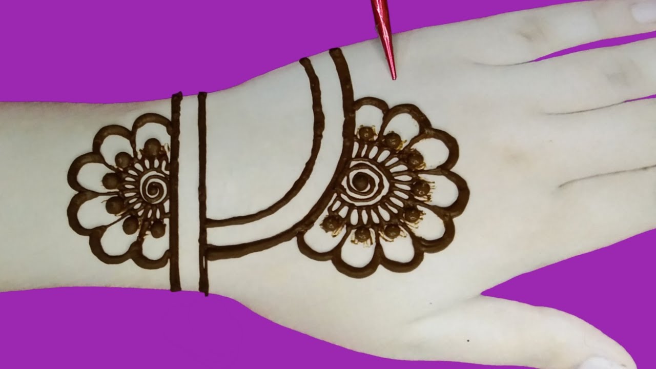 Simple Stylish Mehndi Design For Hands | Stylish Mehandi Design ...