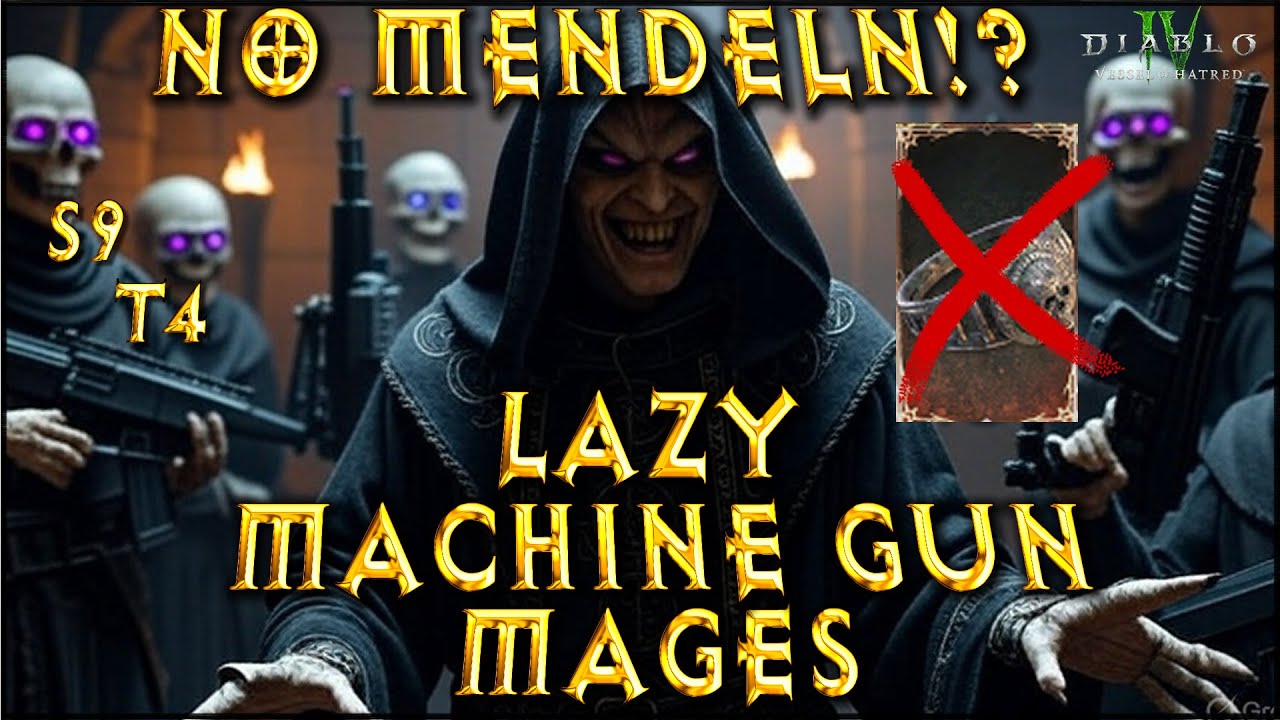 S9 NO MENDELN!? LAZY MACHINE GUN MAGES ZERG Summoner ! Necromancer ...
