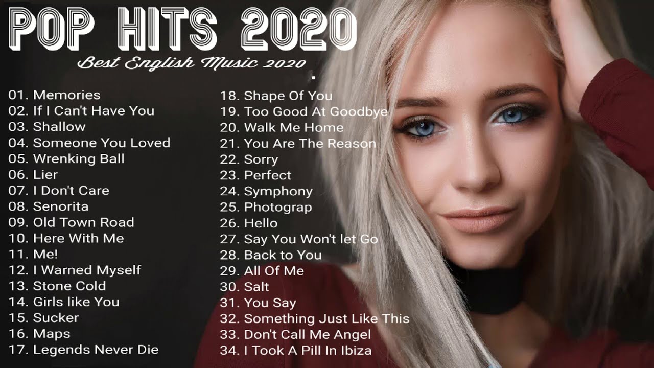 POP HITS 2020 ️🎵Top 40 Popular English Music playlist 2020 ️🎵 Best ...
