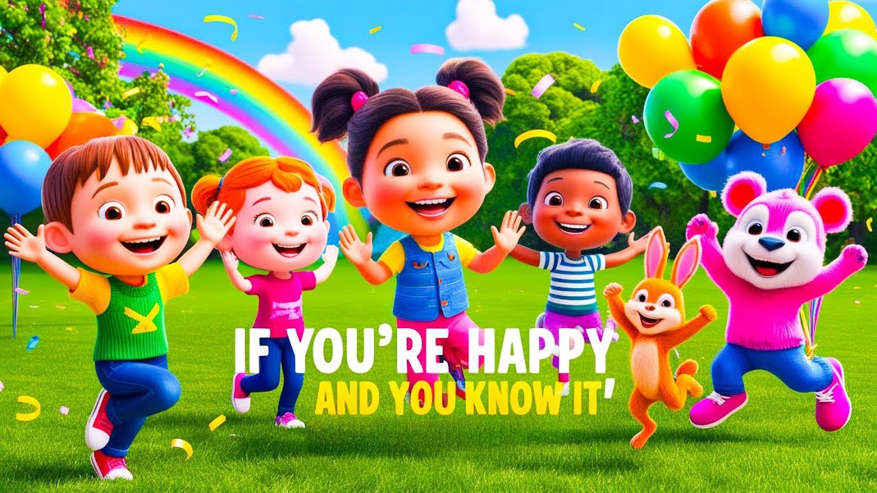 If Youre Happy And You Know It | Kids Songs @KidssVentures - YouTube